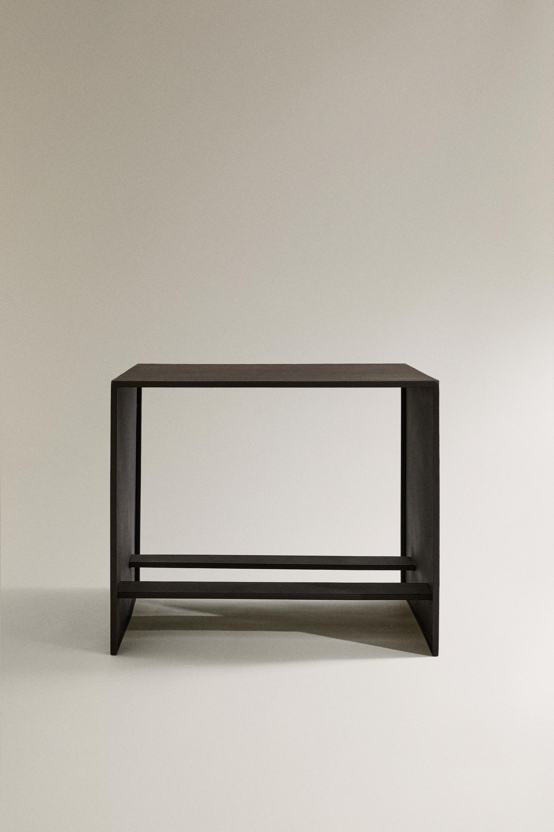 ANTIQUE FINISH METAL TABLES - Black | ZARA Ireland