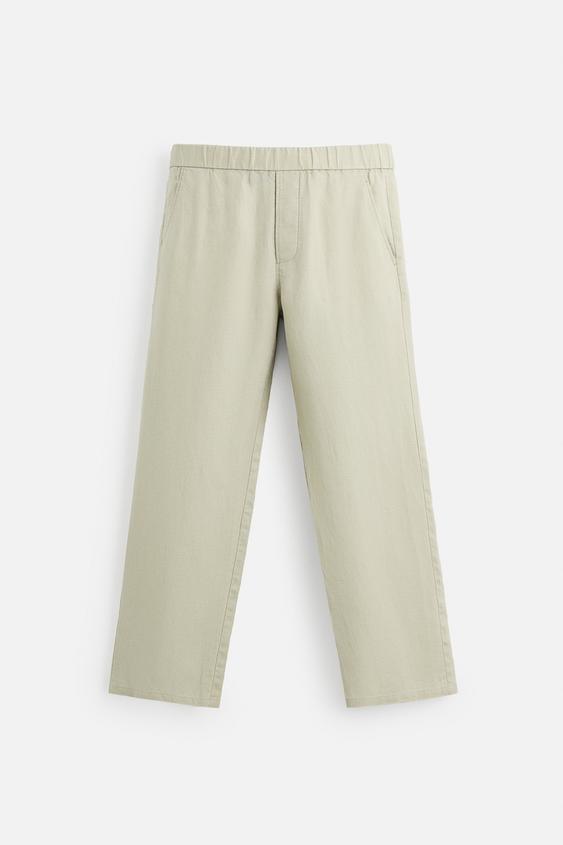 PANTALON 100 % LIN - 092 | ZARA Belgique / Belgium