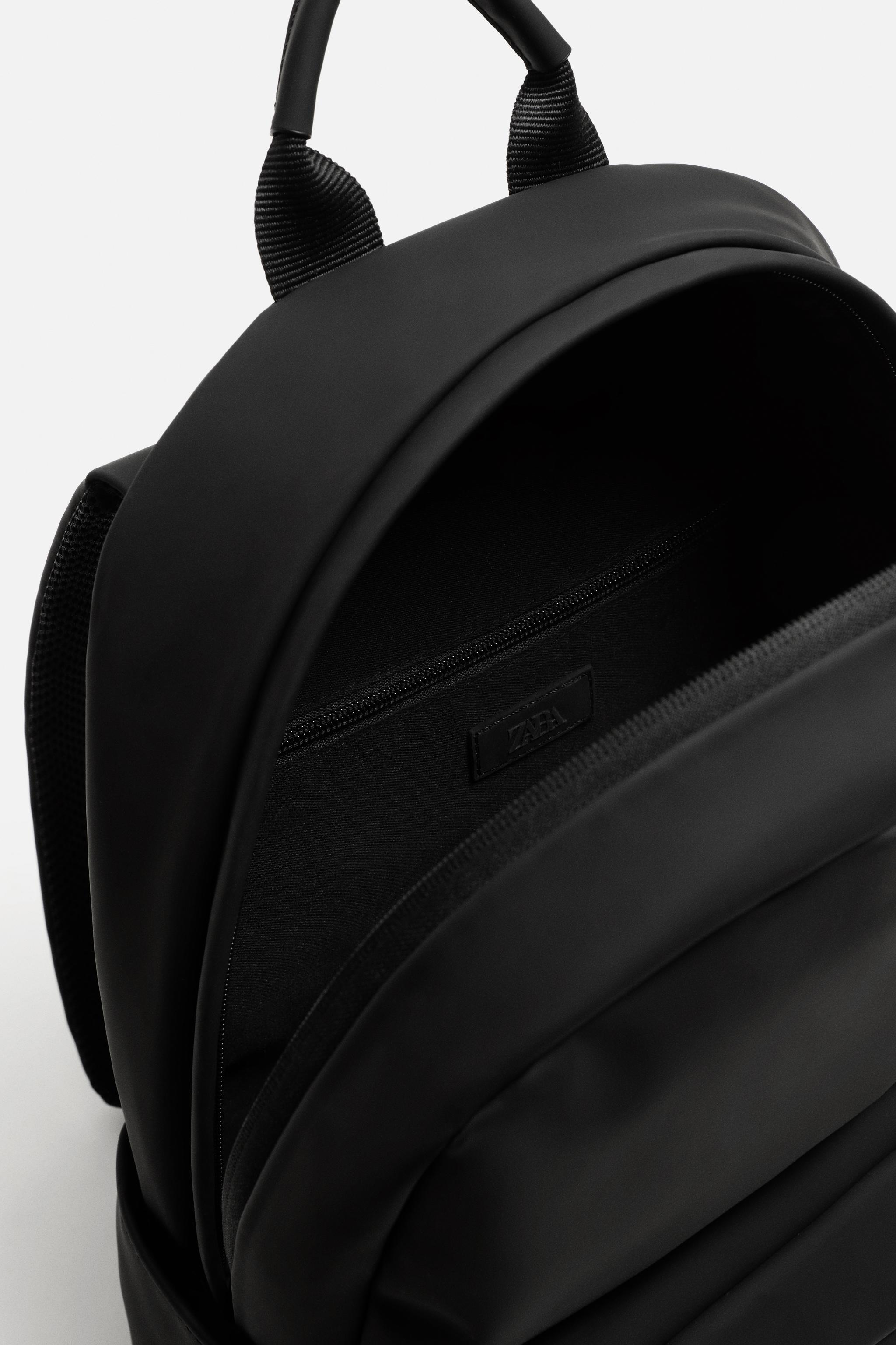 RUBBERIZED BACKPACK - Off White | ZARA United States RUBBERIZED BACKPACK - Off White | ZARA United States