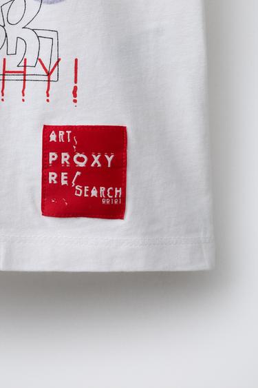 T-SHIRT IMPRIMÉ GRAFFITI - Blanc | ZARA France