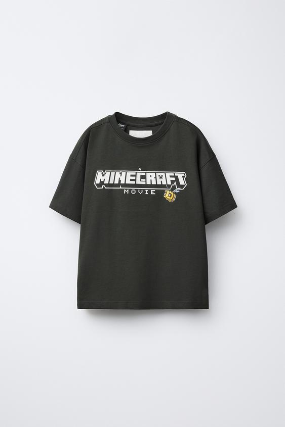MINECRAFT © MOJANG AB. ™ PRINTED T-SHIRT - Dark anthracite | ZARA ...