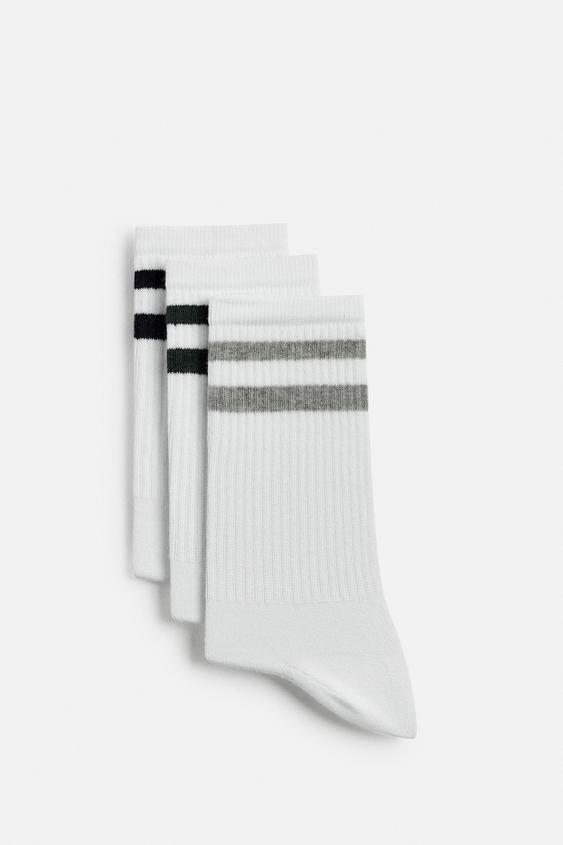 3-PACK OF STRIPED SOCKS - various | ZARA United States