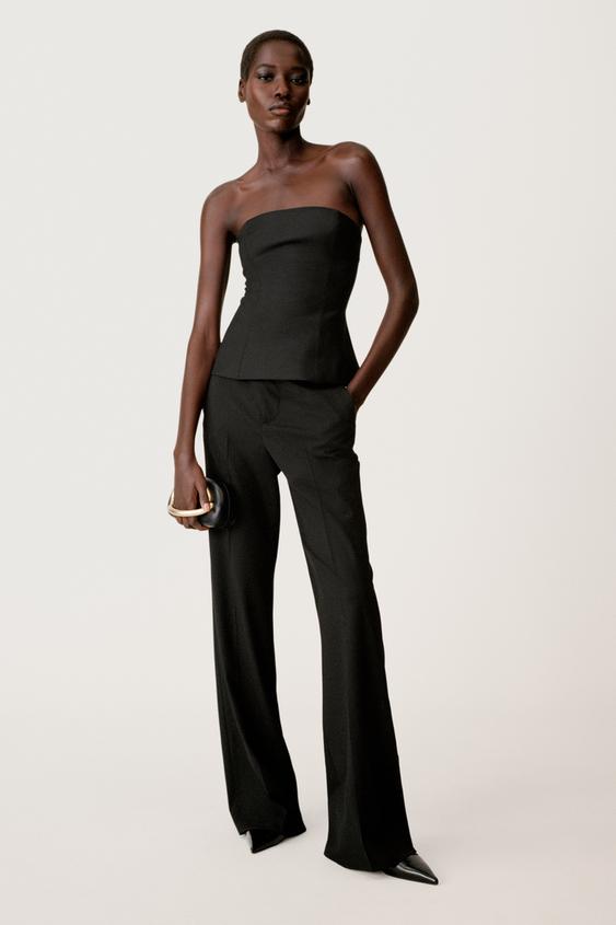 STRAPLESS TOP 50TH ANNIVERSARY - Black | ZARA New Zealand