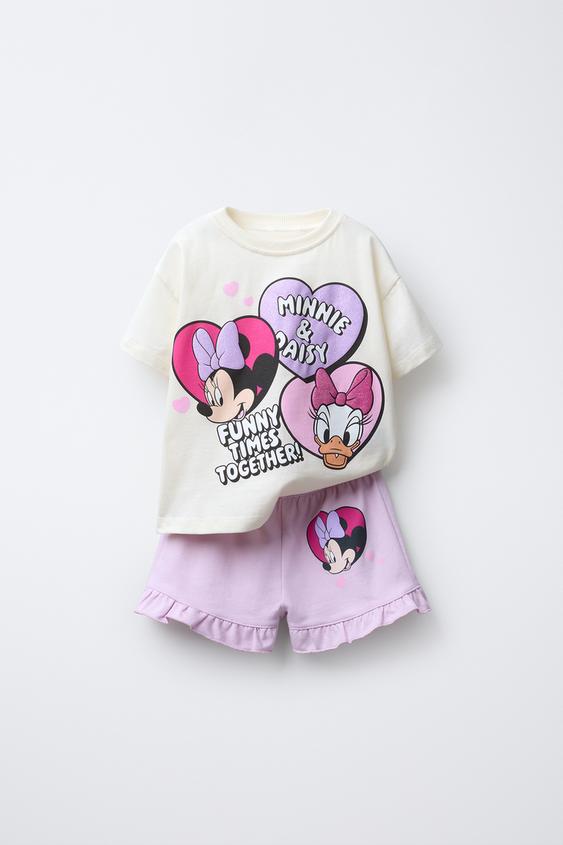 MINNIE MOUSE AND DAISY DUCK © DISNEY T-SHIRT AND BERMUDA SHORTS SET ...