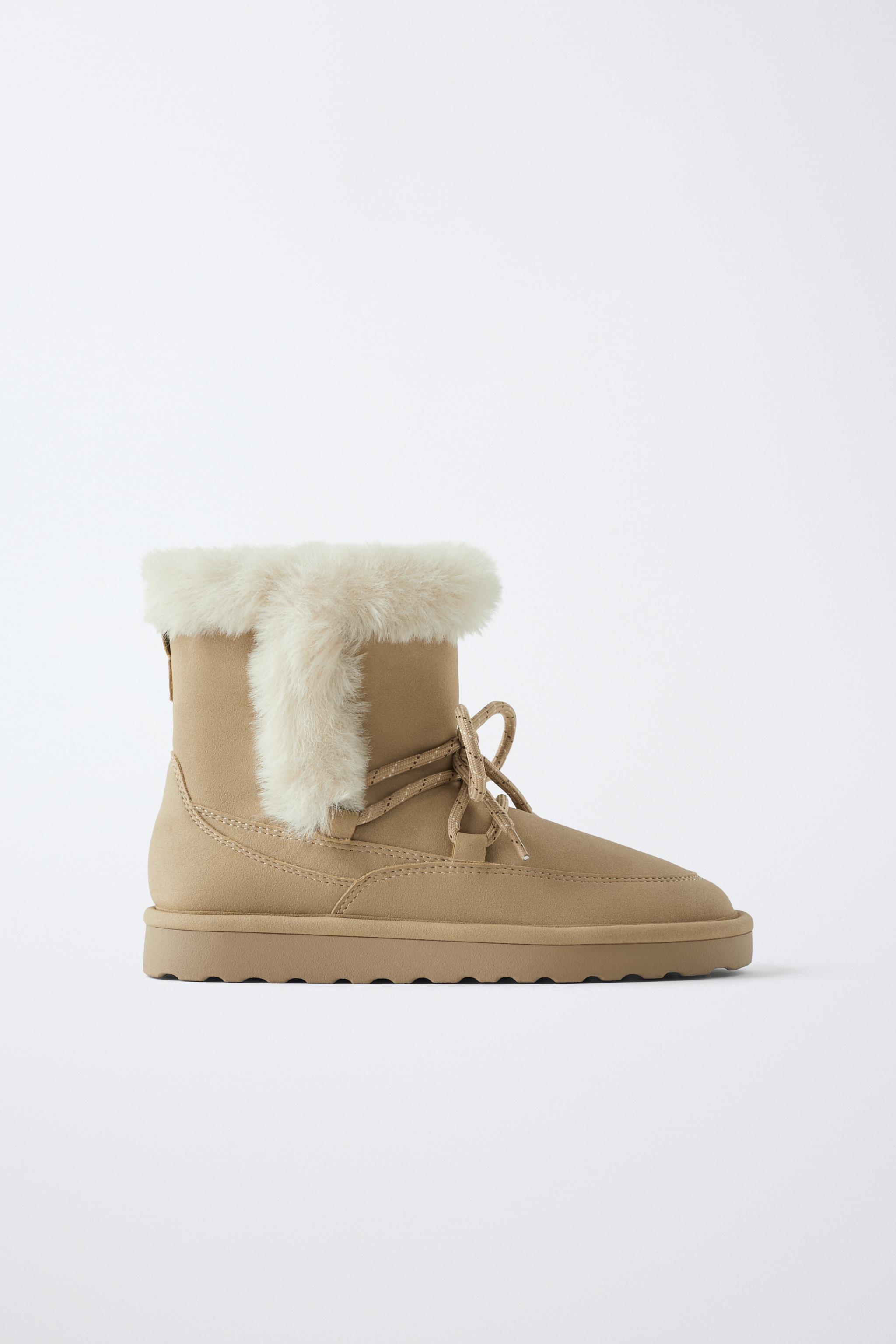 Zara ugg boots store