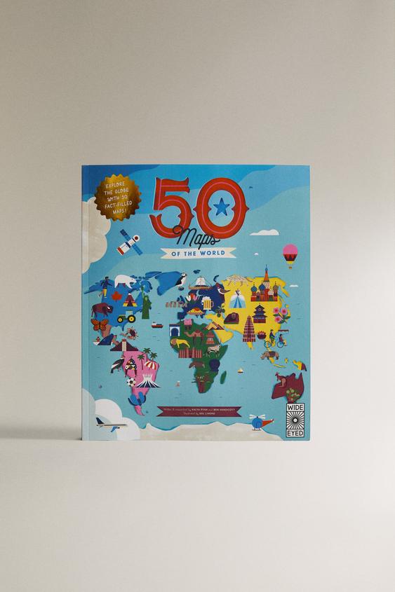50 MAPS OF THE WORLD BØRNEBOG (ENGELSK) - Flerfarvet | ZARA Danmark