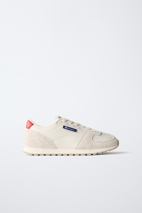 CHAMPION ® X ZARA TRAINERS - Ecru White | ZARA Singapore