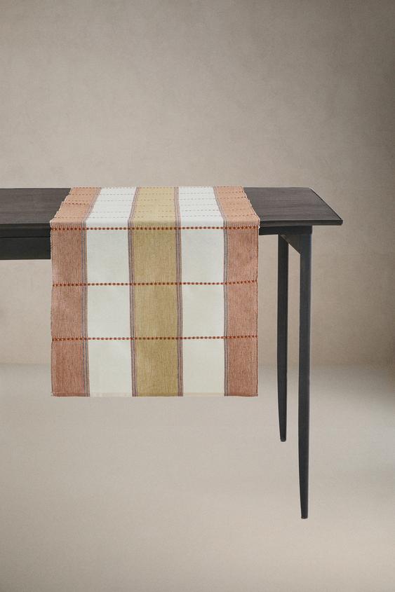GRID NEEDLECORD TABLE RUNNER - Verde | ZARA Estados Unidos de América ...