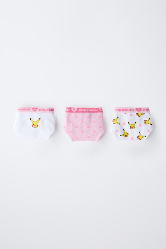 6-14 YEARS/ THREE-PACK OF PIKACHU POKÉMON ™ BRIEFS - Pink | ZARA Singapore