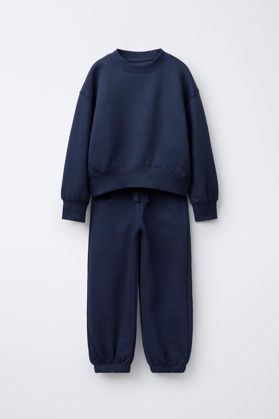 ΣΥΝΟΛΟ ΦΟΥΤΕΡ ΚΑΙ ΠΑΝΤΕΛΟΝΙ JOGGER - Μπλε | ZARA Greece / Ελλαδα