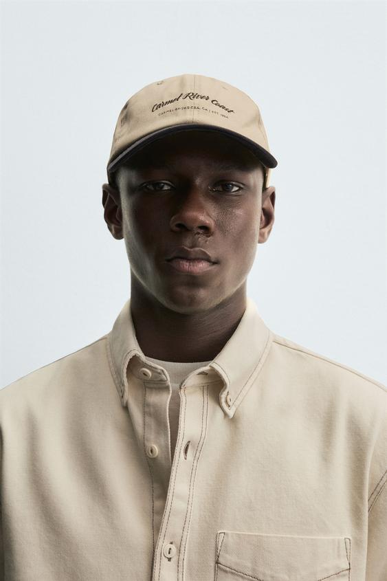 COMBINED EMBROIDERY CAP - Brown / Taupe | ZARA United States