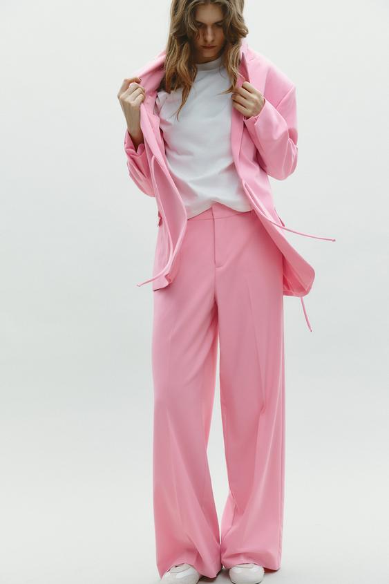 TROUSERS - Pink | ZARA Saudi Arabia