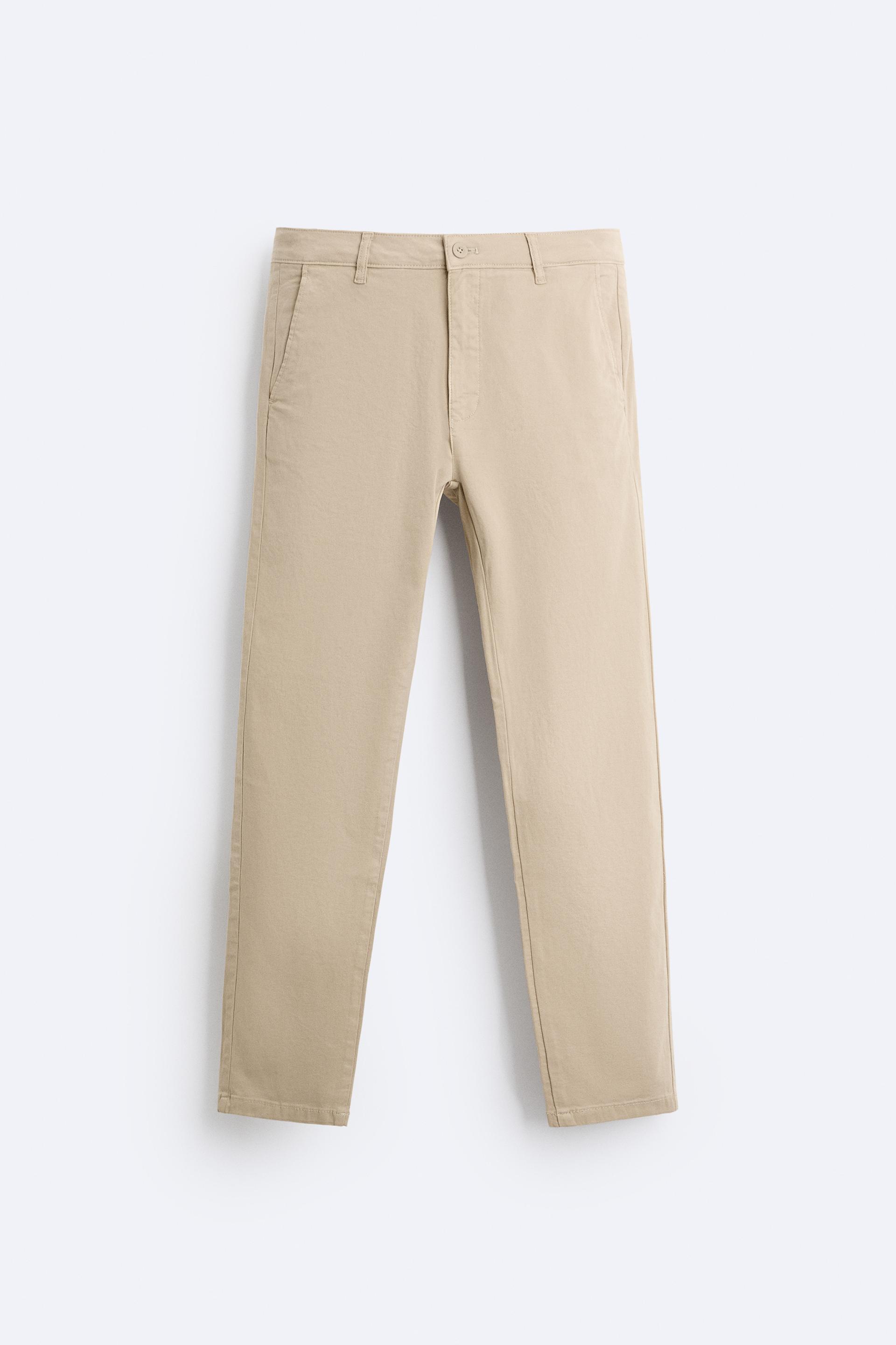 SKINNY CHINO PANTS - Beige | ZARA Canada