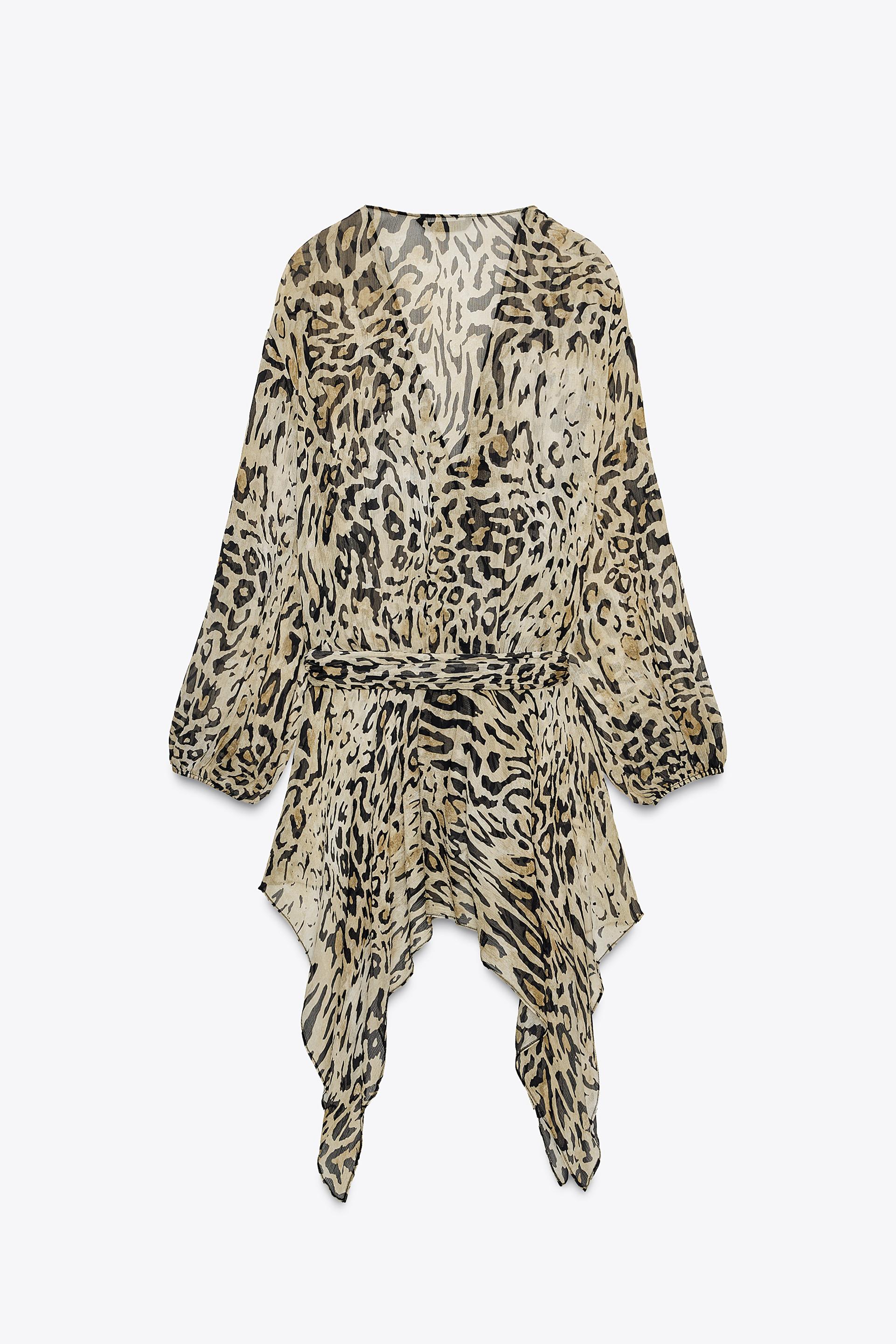 ZW COLLECTION ANIMAL PRINT TOP - Leopard | ZARA Mexico