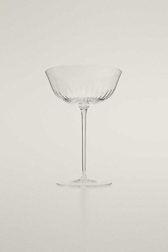 PAHAR COCKTAIL CU LINII - Transparent | ZARA România