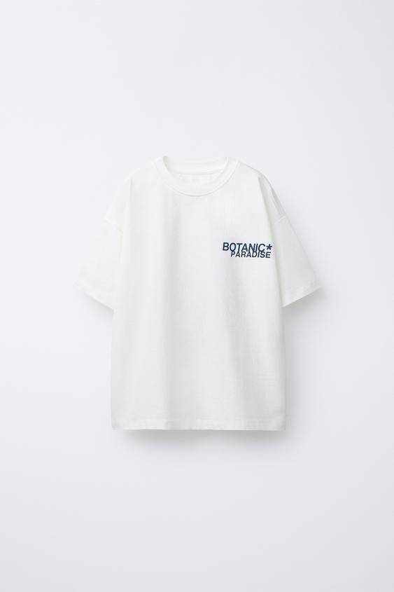 MAJICA S PRINTOM - Ekru | ZARA Hrvatska / Croatia