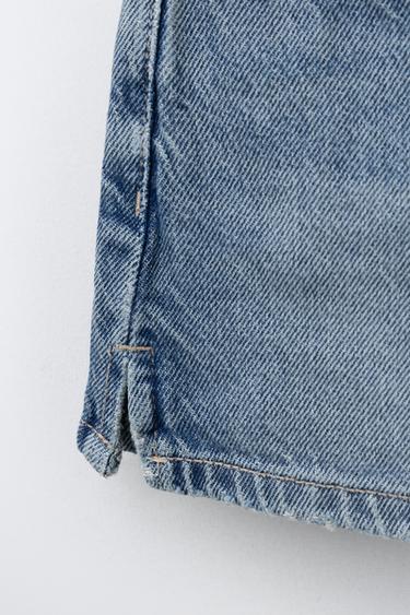 JUPE-SHORT EN DENIM - Bleu clair | ZARA France