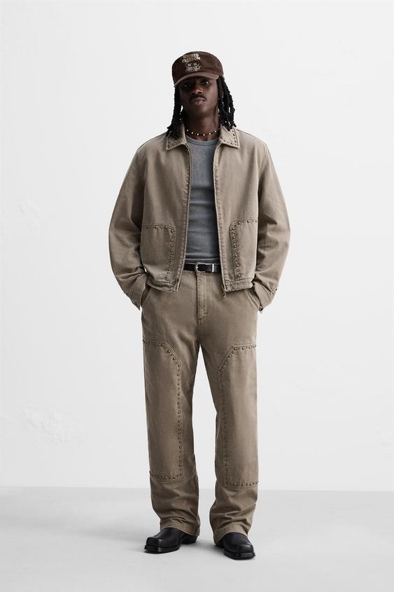 ΠΑΝΤΕΛΟΝΙ Relaxed Fit ΜΕ ΤΡΟΥΚ ΜΠΕΖ Zara Greece Ελλαδα