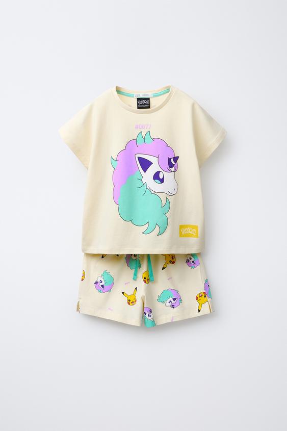 6-14 ANOS/ PIJAMA PONYTA DE GALAR POKÉMON ™ - Amarelo | ZARA Brasil