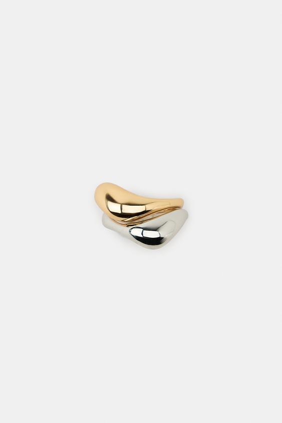 PACK OF METAL RINGS - Gold / Silver | ZARA South Africa