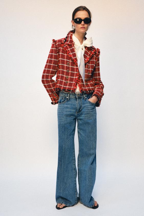 BLAZER TEXURA ZW COLLECTION - Rojo | ZARA España