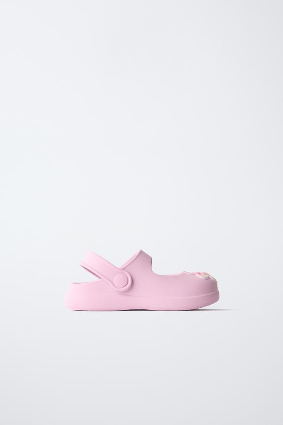 MINNIE MOUSE © DISNEY RUBBERIZED JELLY SANDALS - Pink | ZARA Canada