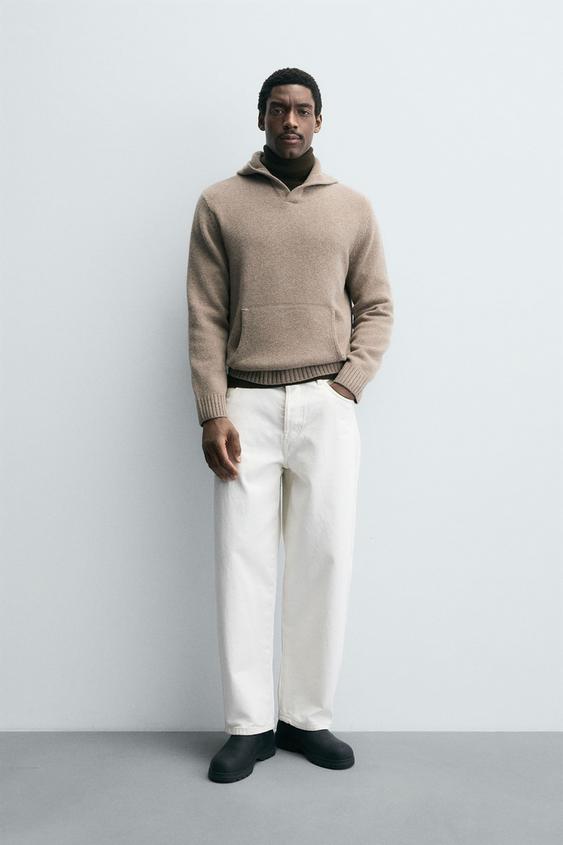 STRIKKET HETTEGENSER I ULL - Beige | ZARA Norge / Norway