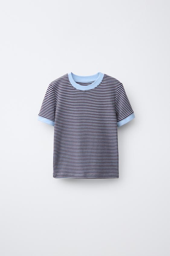STRIPED T-SHIRT - striped | ZARA Turkey