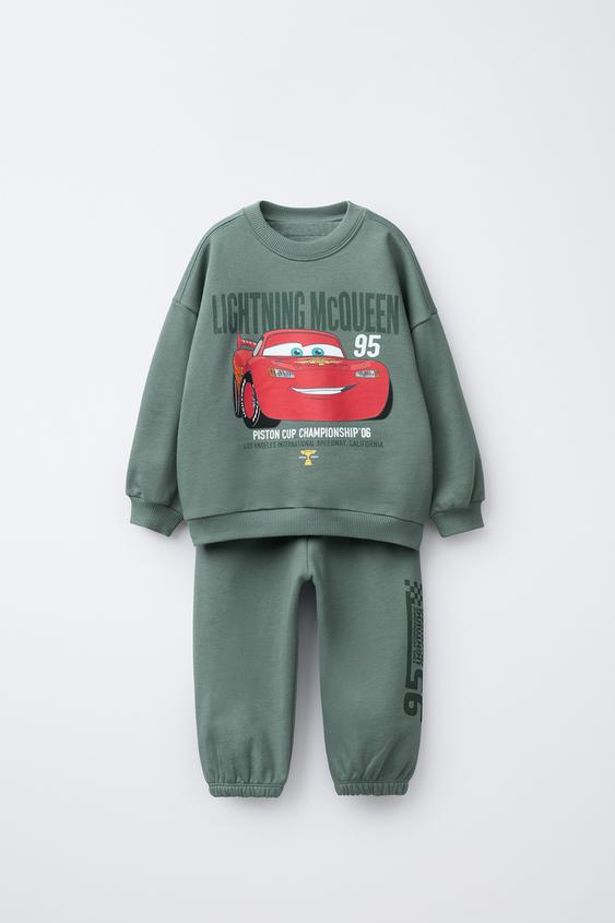 CARS LIGHTNING MCQUEEN © DISNEY JOGGING SET - Green / Blue | ZARA New ...