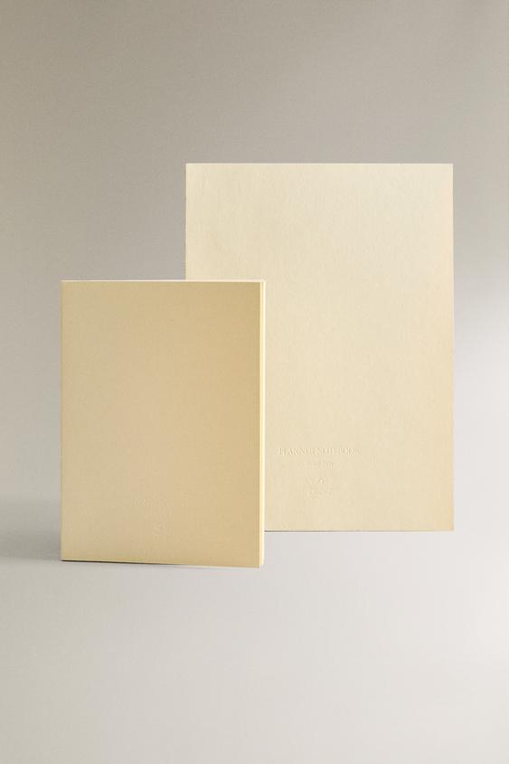 PLANNER NOTITIEBOEK IN DOOS - Ecru | ZARA België / Belgique