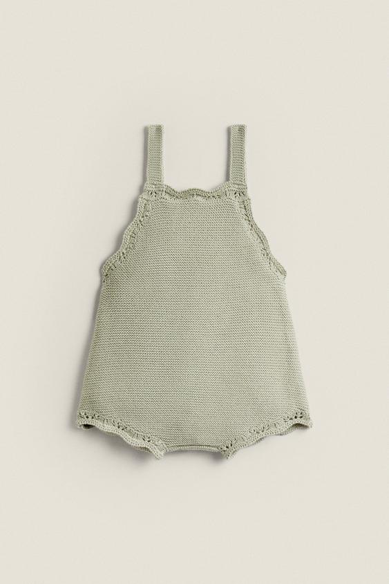 ÇOCUKLAR İÇİN KALIN TRİKO SALOPET - Yeşil | ZARA Türkiye / Turkey