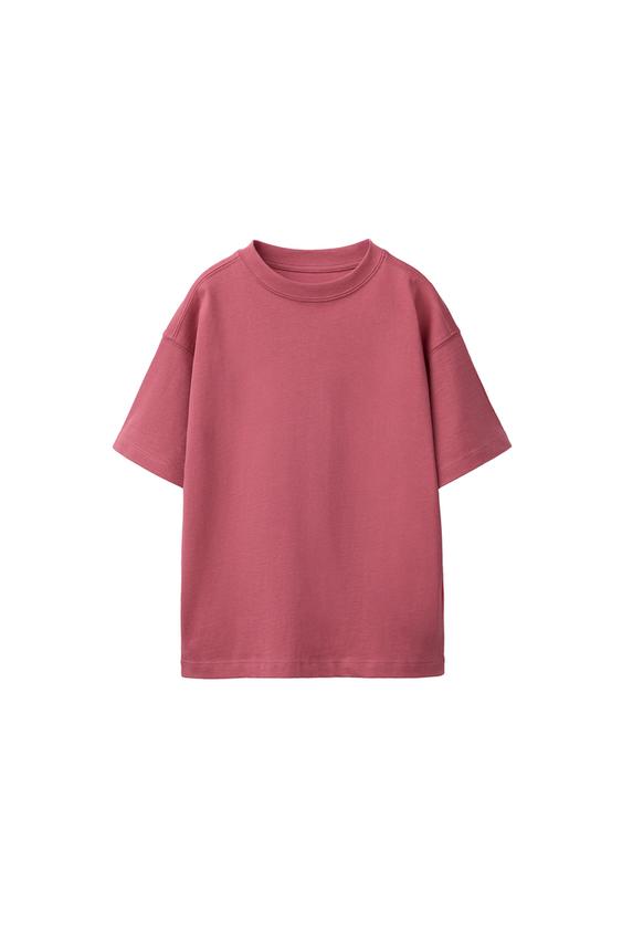 PLAYERA LISA - Frambuesa | ZARA Mexico