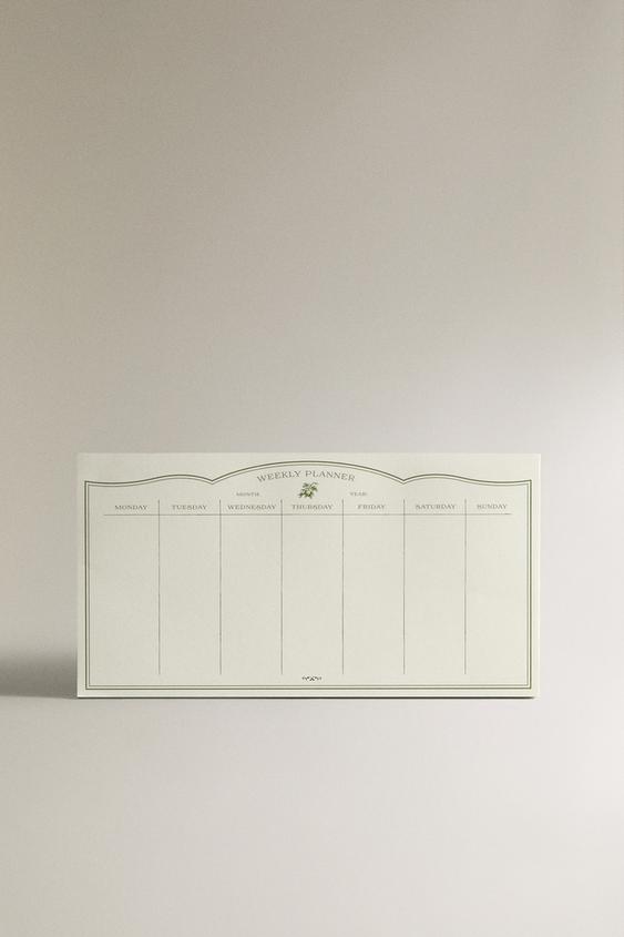 FRIDGE CALENDAR WITH MAGNET - Zöld | ZARA Magyarország / Hungary