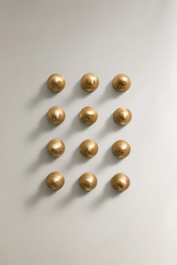 BRASS MAGNETS (SET OF 12) - Gold | ZARA United States