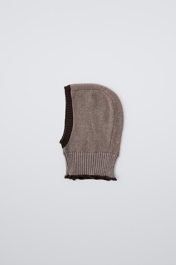 CAPUCHA BALACLAVA PUNTO - Marrón / Topo | ZARA Chile