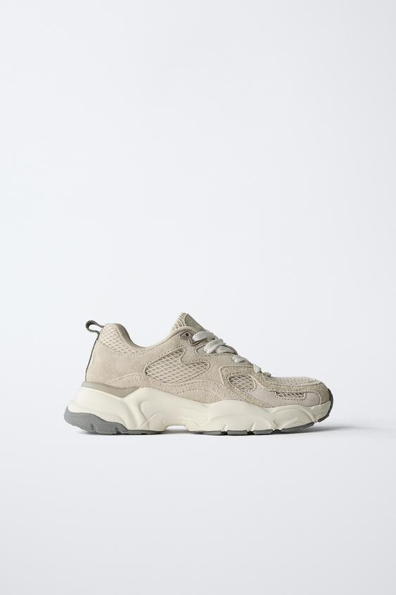 MULTI-PIECE TRAINERS - Sand Brown | ZARA Singapore