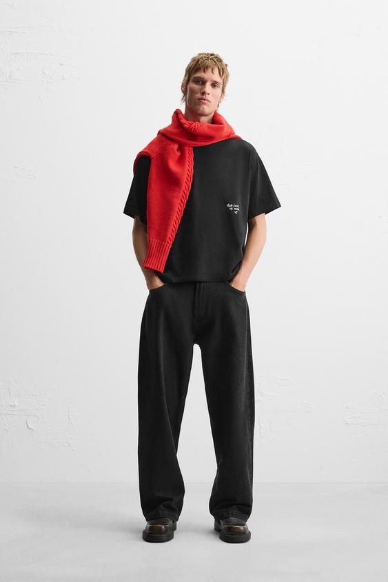 LIMITED EDITION NOTES PRINT T-SHIRT - Black | ZARA Canada