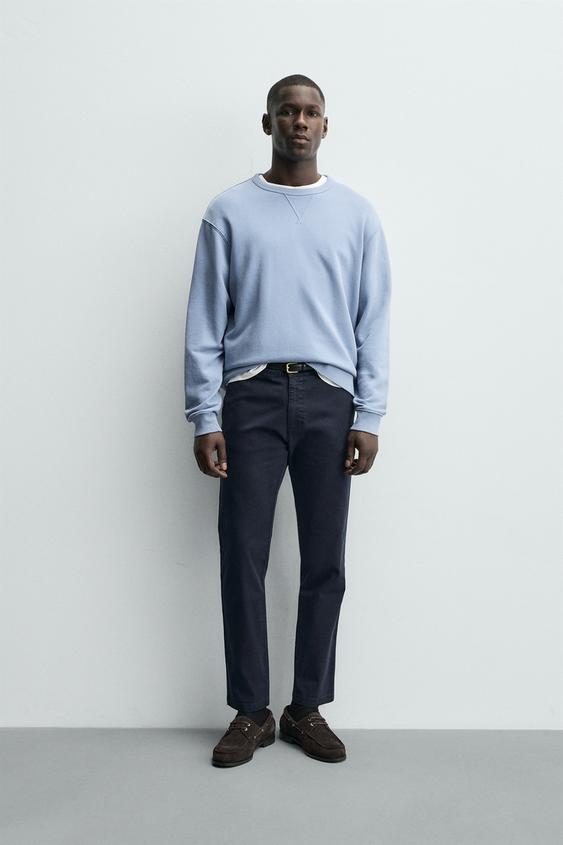 SKINNY CHINO PANTS - Navy blue | ZARA Mexico