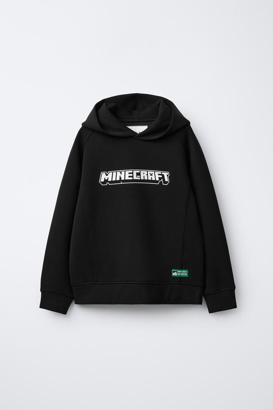 MINECRAFT © MOJANG AB. ™ HOODIE - Black | ZARA United States