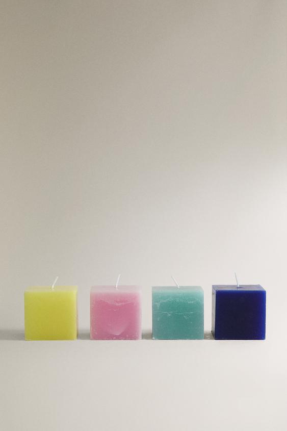PACK OF 4 PEAR & TONKA x COLLAGERIE SCENTED CANDLES - FRUTAS | ZARA ...
