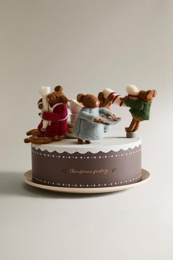 CHILDREN’S CHRISTMAS CAKE MOUSE MUSIC BOX - Multicolored | ZARA Mexico
