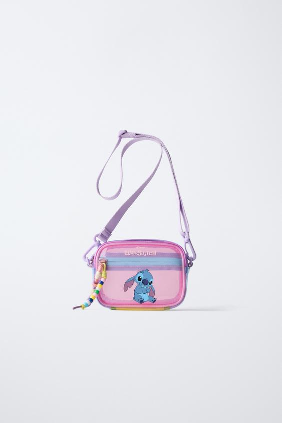 ВИНИЛОВА ЧАНТА ЗА ПРЕЗ РАМОТО LILO & STITCH © DISNEY - Розово | ZARA ...