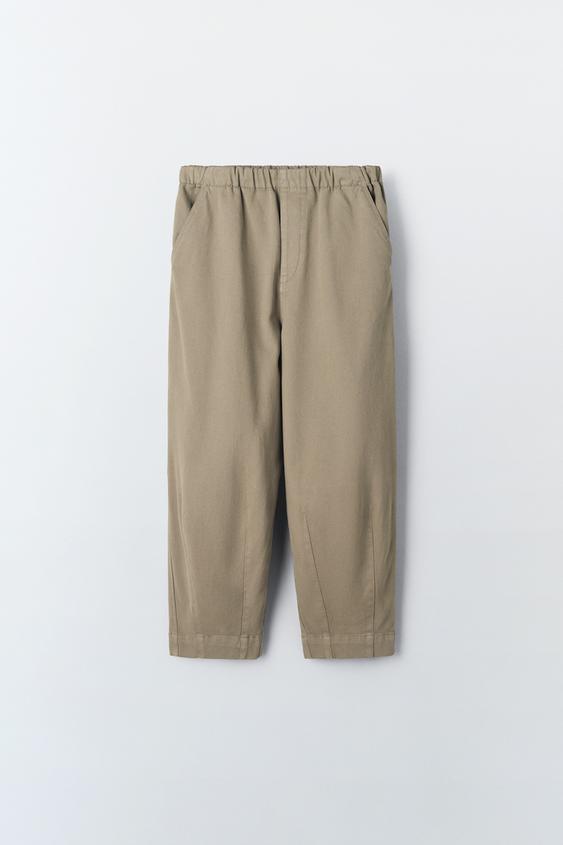 HOSE MIT GUMMIZUG – LIMITED EDITION - Steingrau | ZARA Schweiz / Switzerland