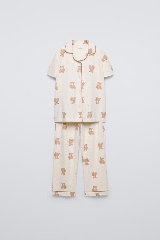 6-14 TAHUN/ PIAMA GAMBAR HEWAN - sawo matang | ZARA Indonesia