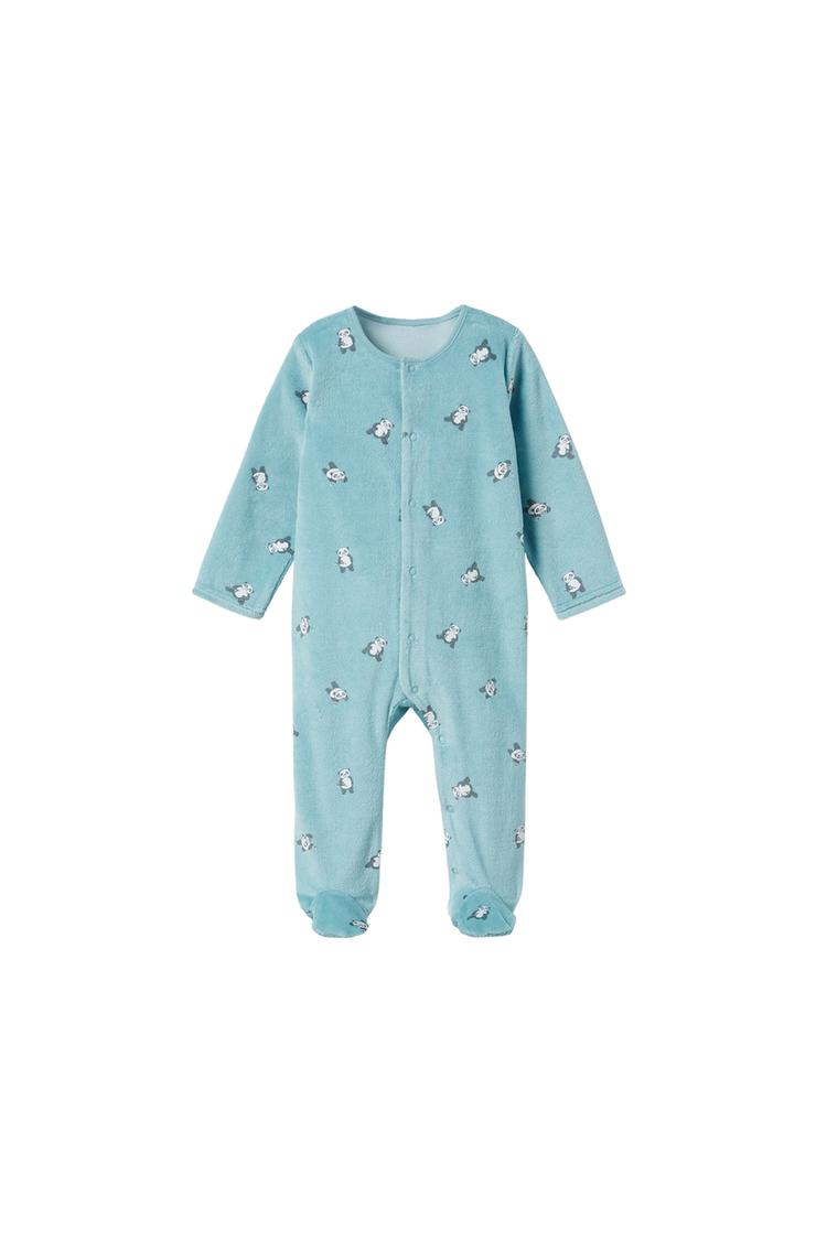 VELVET PANDA BEAR PYJAMAS - Turquoise | ZARA Singapore