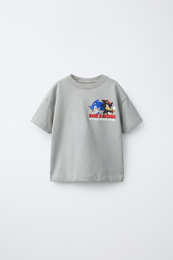T-SHIRT SONIC AND SHADOW © SEGA - Cinzento | ZARA Portugal