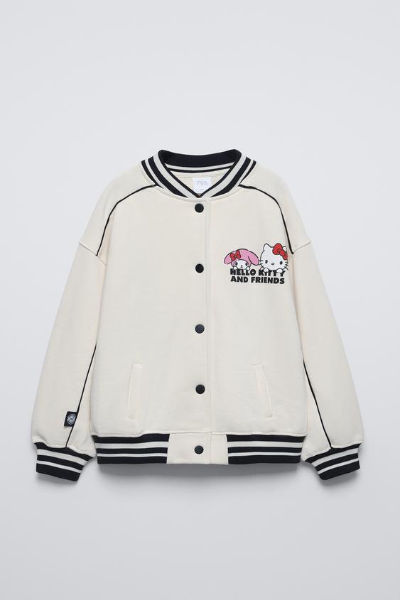 BOMBER JAKNA HELLO KITTY AND FRIENDS © SANRIO - Ekru | ZARA Srbija / Serbia