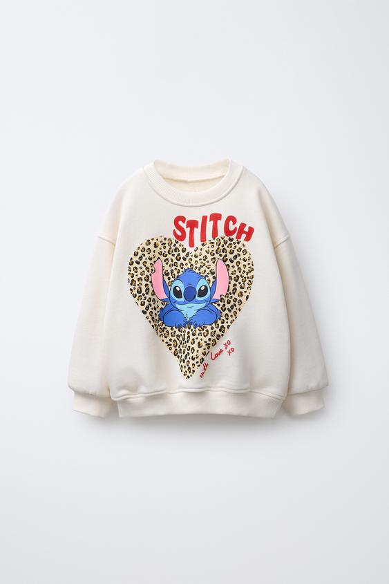 SWEAT IMPRIMÉ LILO & STITCH © DISNEY - Écru | ZARA France