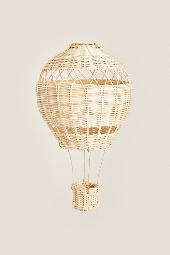 CHILDREN’S RATTAN BALLOON CEILING LAMPSHADE - Light beige | ZARA United ...