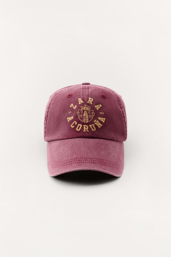 VARSITY 50TH ANNIVERSARY CAP - Light burgundy | ZARA Schweiz / Switzerland